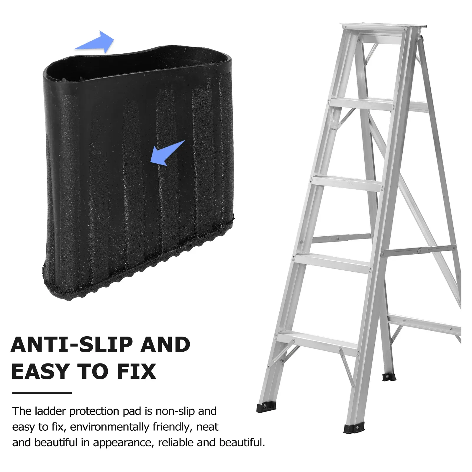 /Step Ladder Feet Covers Versatile Ladder Leg Covers Non-Skid Ladder ...