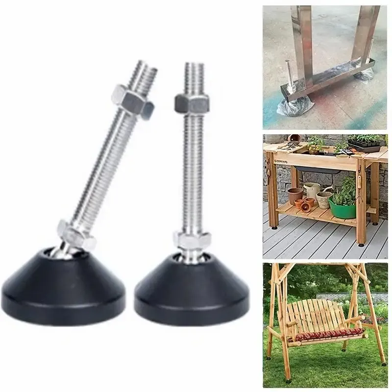 Adjustable Cabinet Feet, Leveling Feet For Workbench: Threaded Leg ...