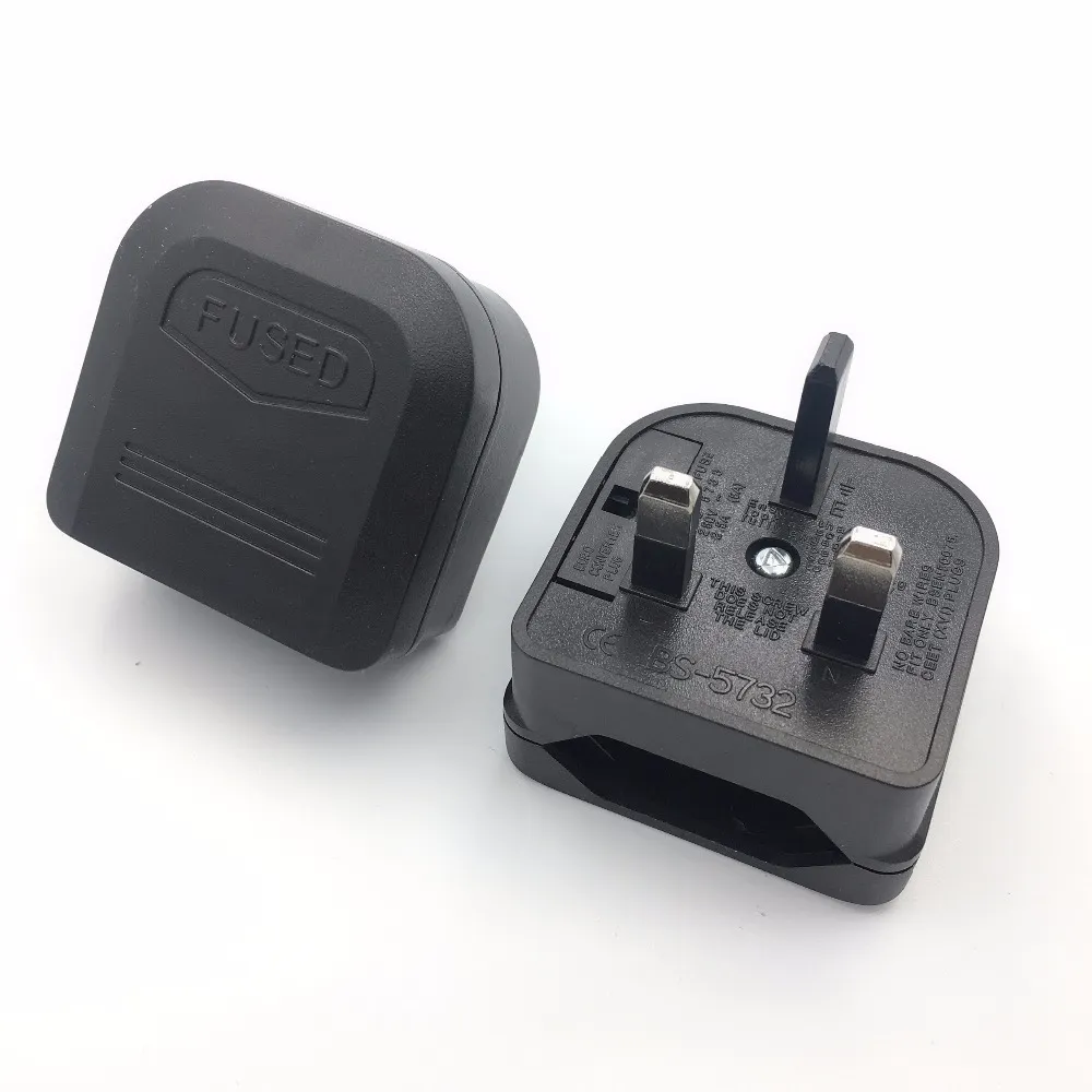 DHgate.com:2-Pin to 3-Pin EU Euro to UK Travel Plug Adapter, Portable ...