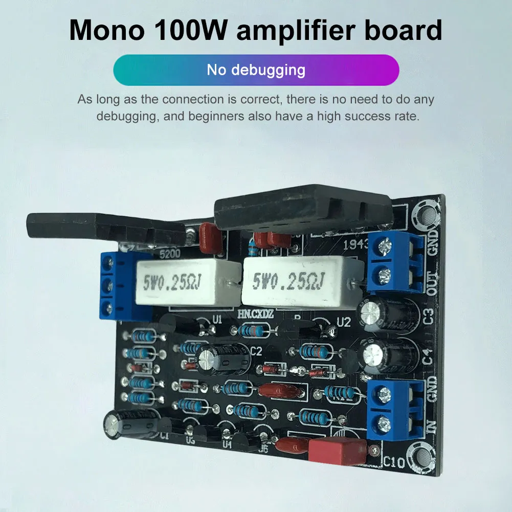 DHgate.com:2024 Version 100/200/300W Mono Power Amplifier Board Kit for ...