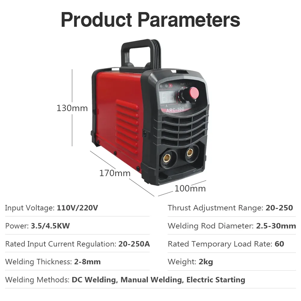 Wholesale Mini MMA 300 Inverter DC Plasma Arc Welding Machine With Dual ...