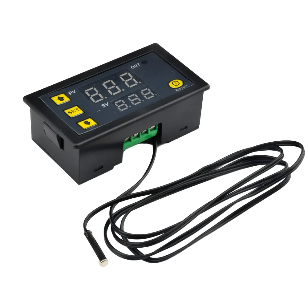 Digital Temperature Control Thermostat with Probe Line for 12V-24V DC ...