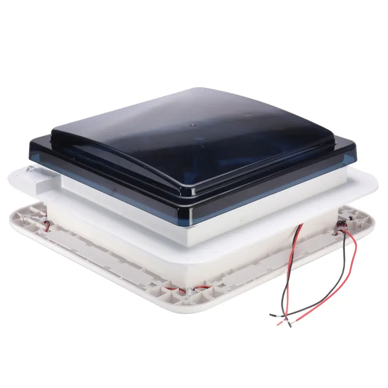 RV Solar Ventilation Fan, 12V 11'' Motorhome Vent Fan, Caravan Exhaust ...