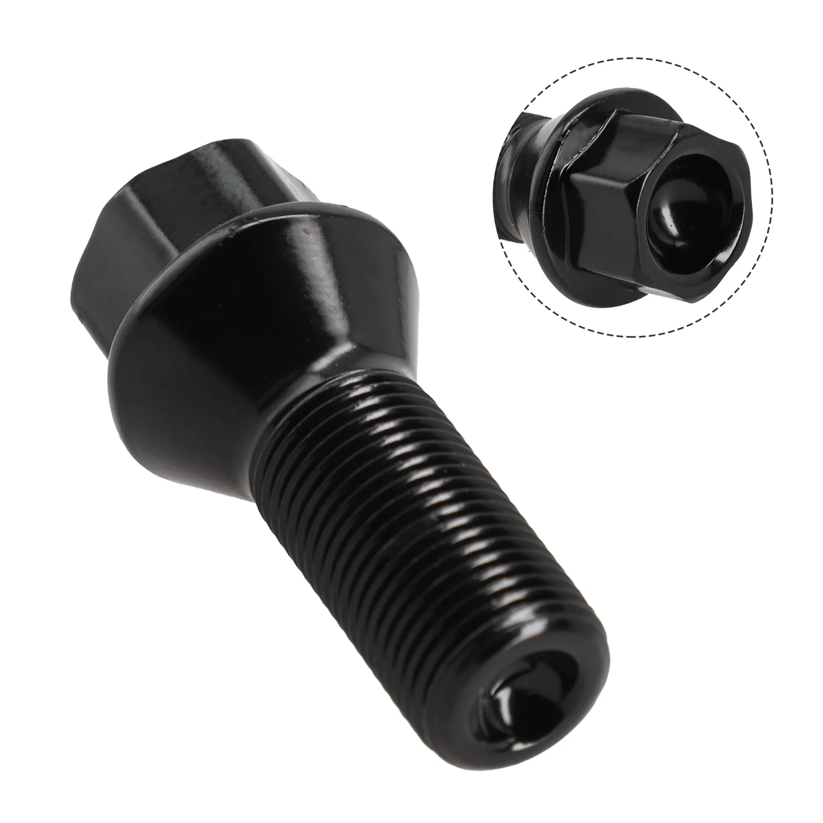 DHgate.com:M14x1.25 Black Wheel Nut Stud Bolts For BMW E70/E70N/E71/F20/F21/F22/F45/F30/F31/F34 ...