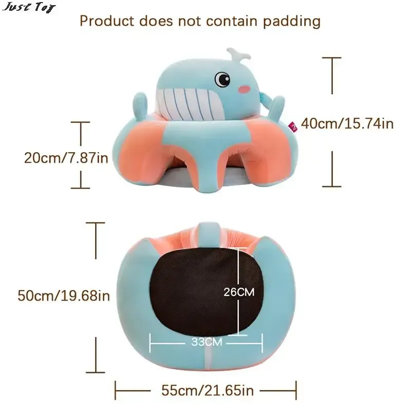 Baby Plush Sofa: Washable Learn-to-Sit Cover | Toddler Nest Puff from ...