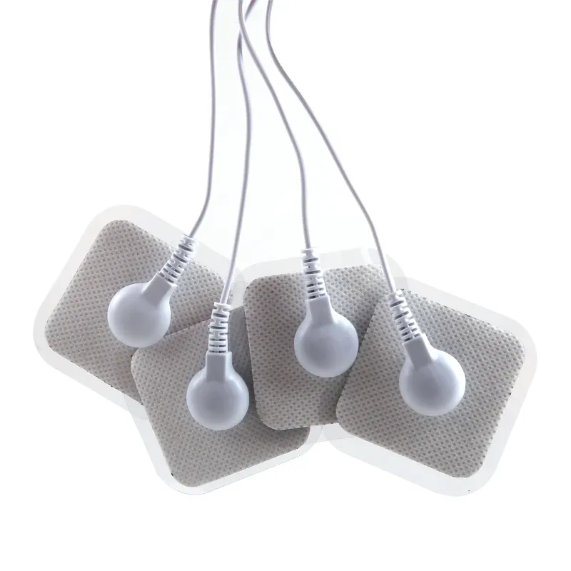 Non-Woven Self-Adhesive Replacement Electrode Pads 4x4cm for TENS ...