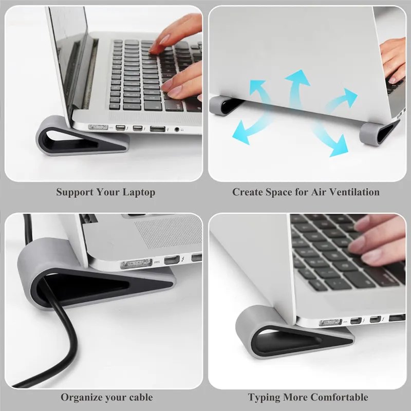 Universal Ultra Compact Laptop Keyboard Stands Adjustable Rubber ...