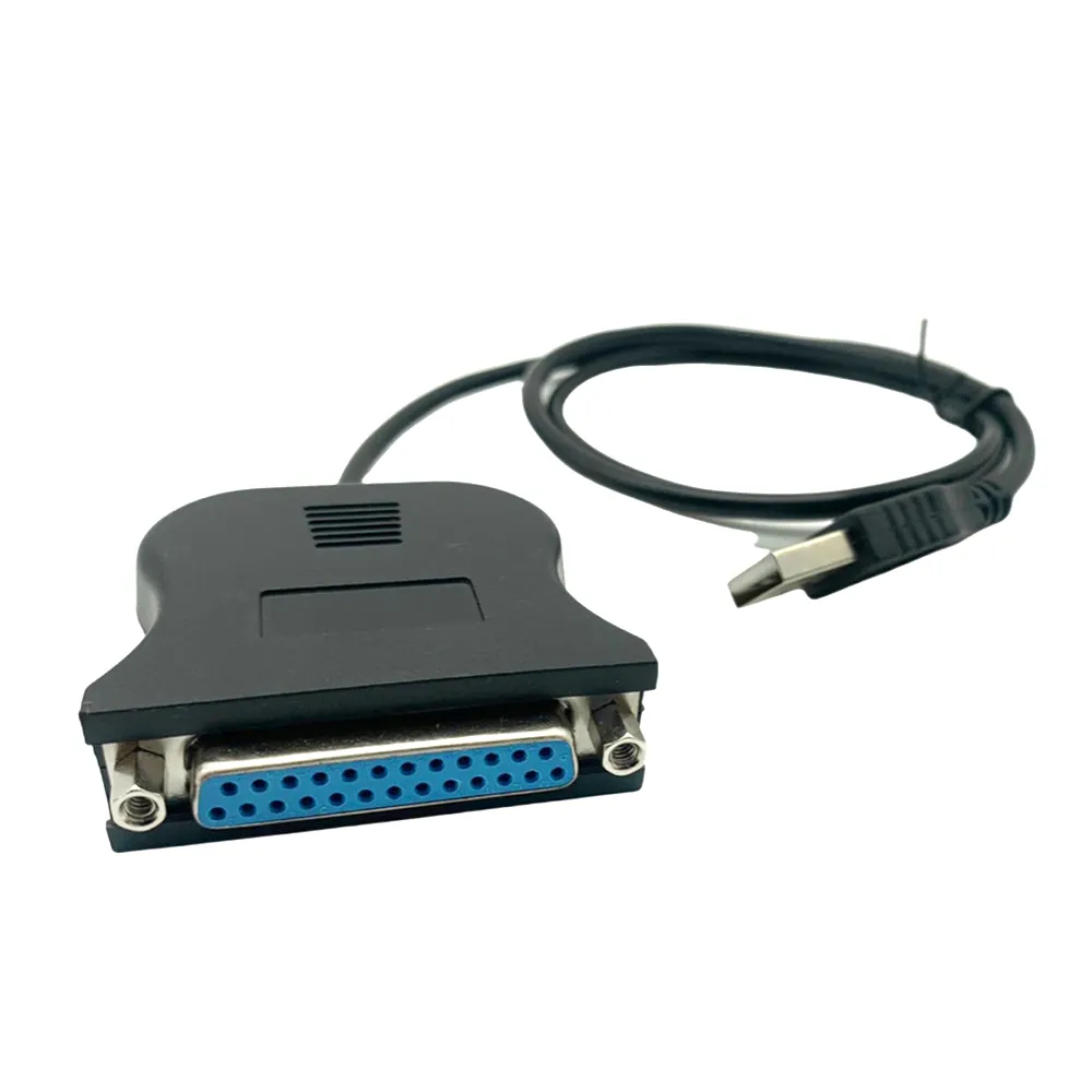 USB to 25 Pin DB25 Female IEEE 1284 Parallel Printer LPT Adapter Cable ...