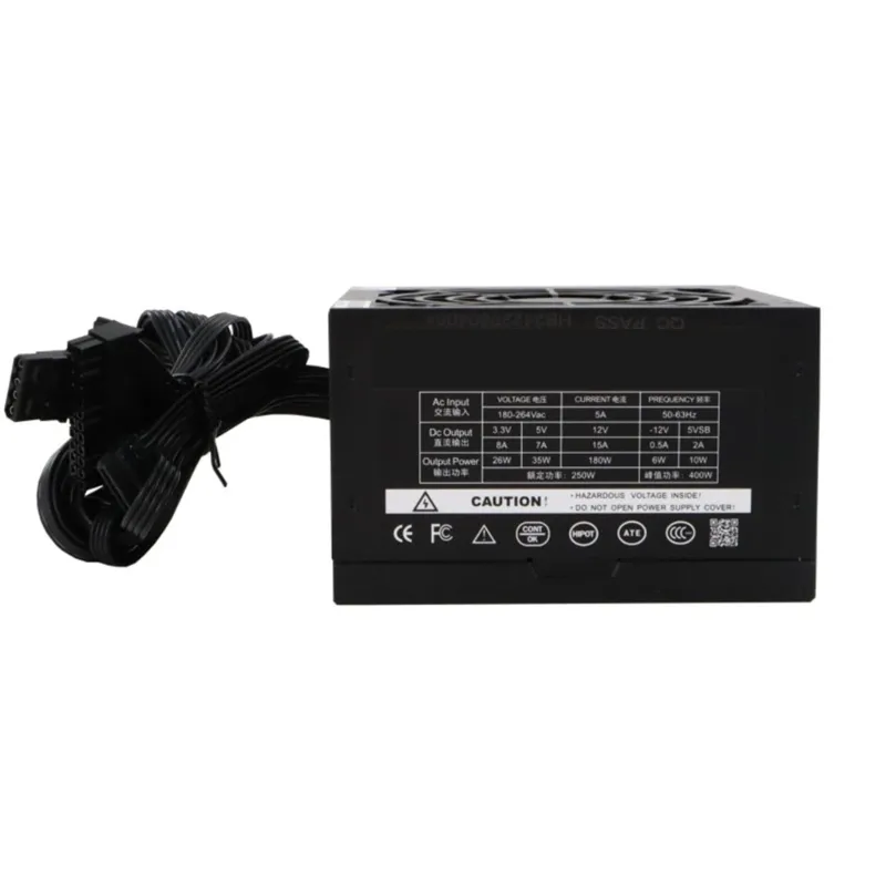 DHgate.com:250W PC Gaming Power Supply - 80+ Bronze Certified, ATX12V ...