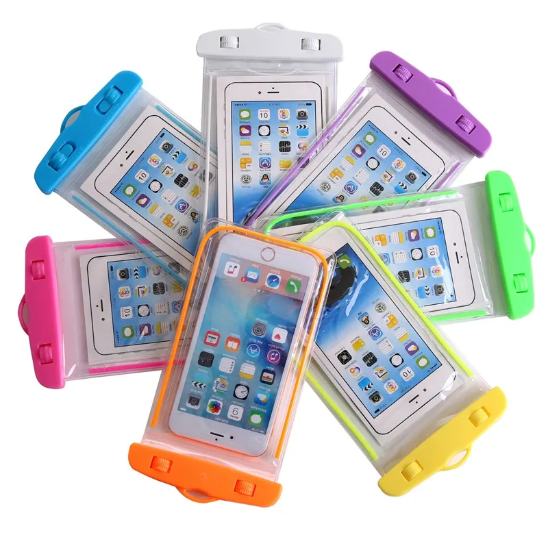 Luminous Universal Waterproof Swimming Phone Bag with Smart Touch ...