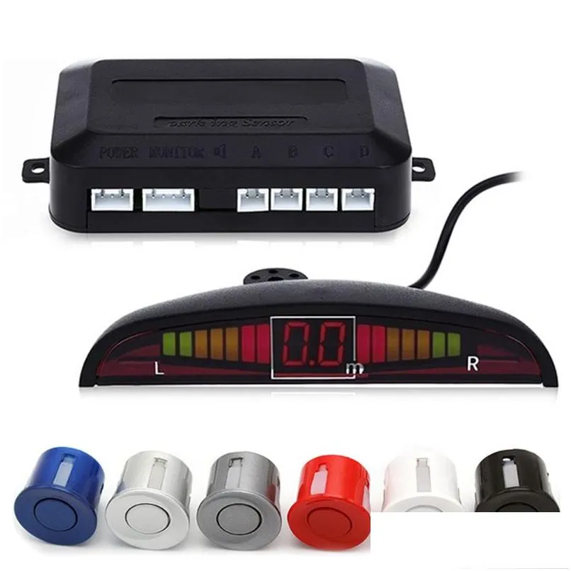 DHgate.com:LED Parking Sensors with 5 Colors Parktronic Display for Car ...