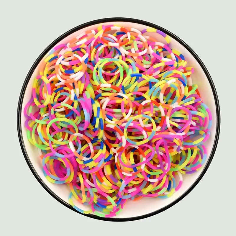 Rainbow Rubber Loom elastic band for DIY Crafts and...