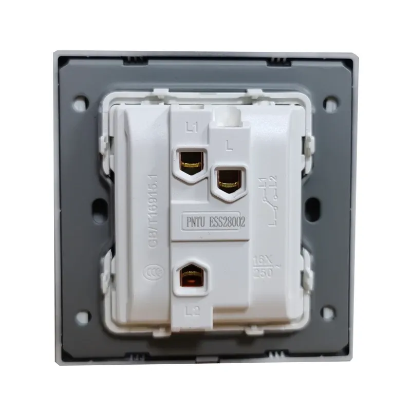 DHgate.com:Brass Wall Light Switch with Frosted PC Panel, 2-Way Toggle ...