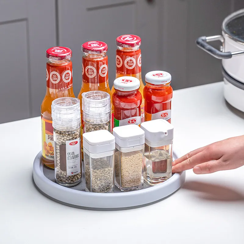 DHgate.com:2024 Rotating Kitchen Rack Organizer - 360° Non-Slip Round ...