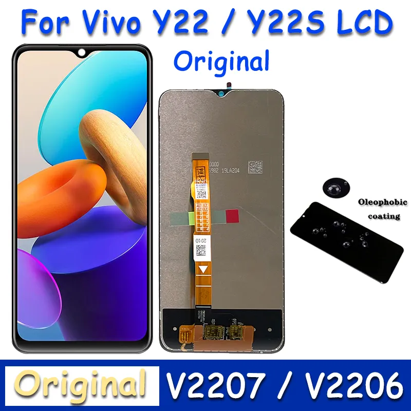 Vivo Y22 V2207 LCD Display Touch Screen Digitizer Assembly With Frame ...