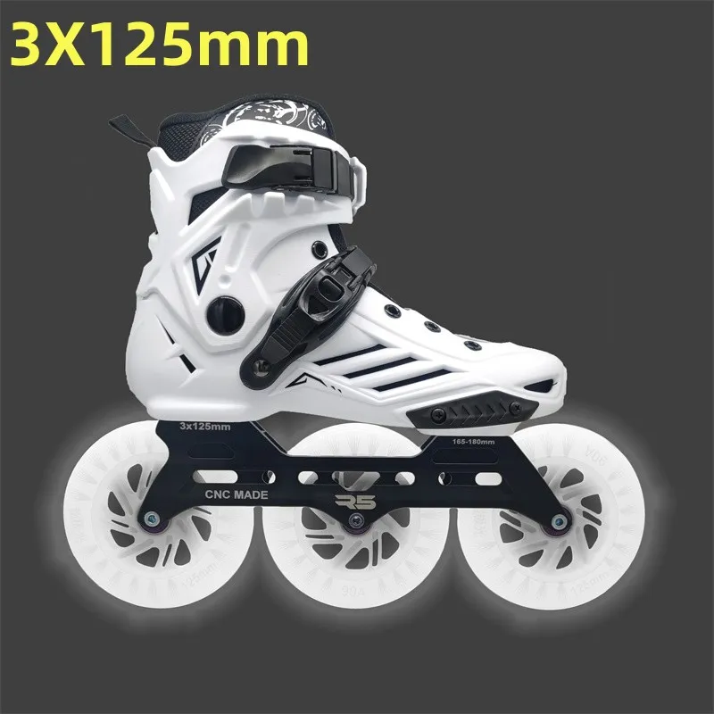 Pro 125mm 3X125mm Inline Speed Skates for Adults, Men, and Women - High ...