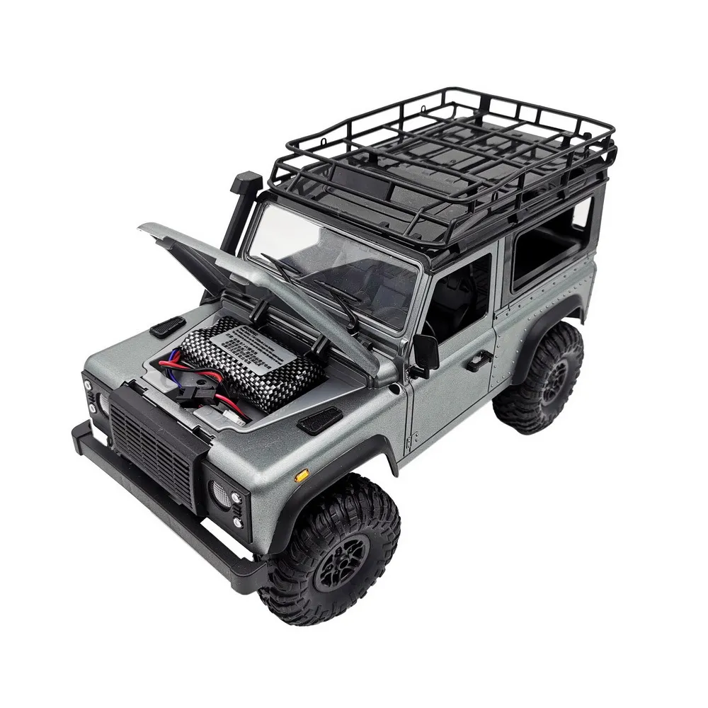 Mini RC Rock Crawler, 1/12 Scale 4WD Off Road Vehicle, Silvery Remote ...