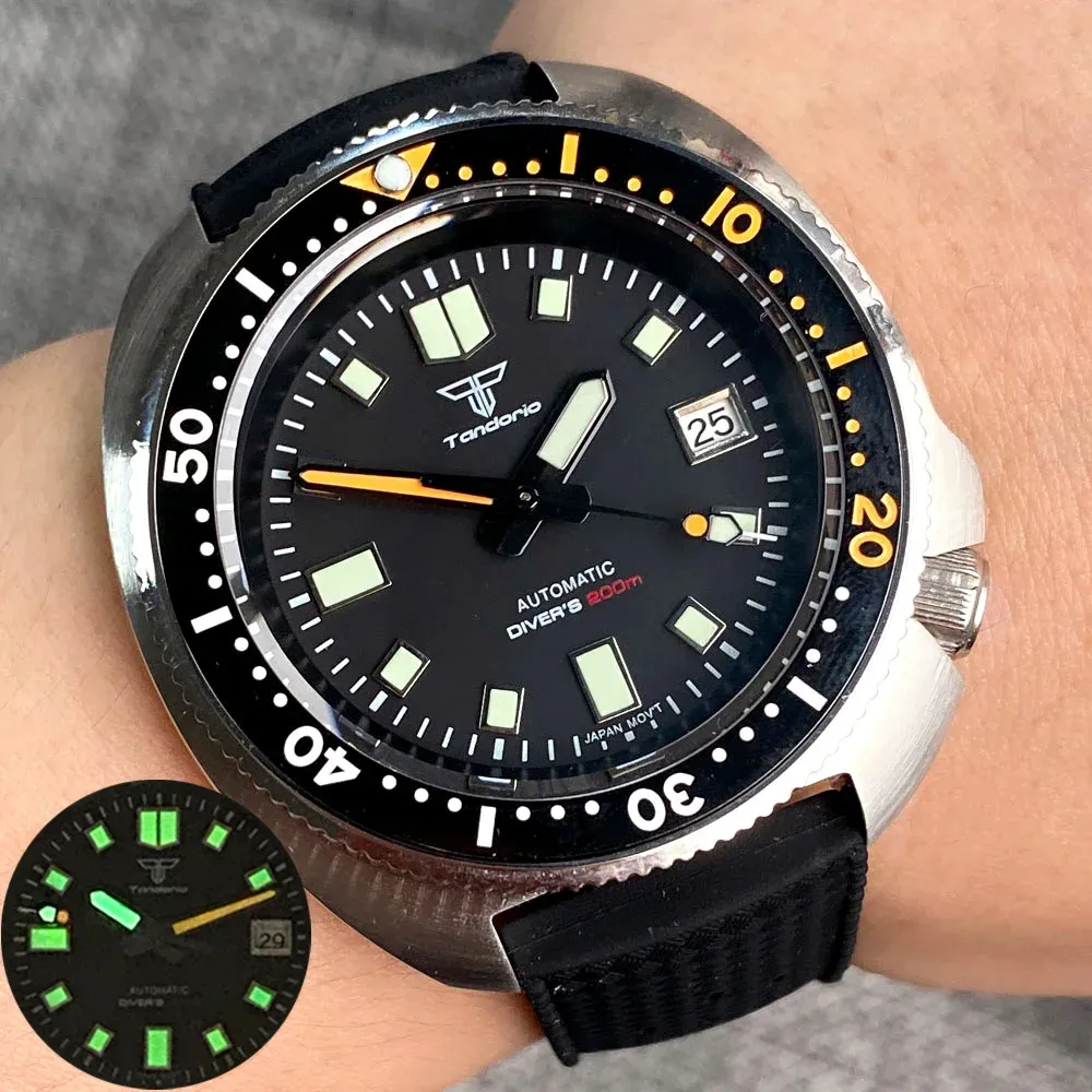 DHgate.com:Rubber Strap Watches for Men, 44mm Automatic Dive Watch, C3 ...