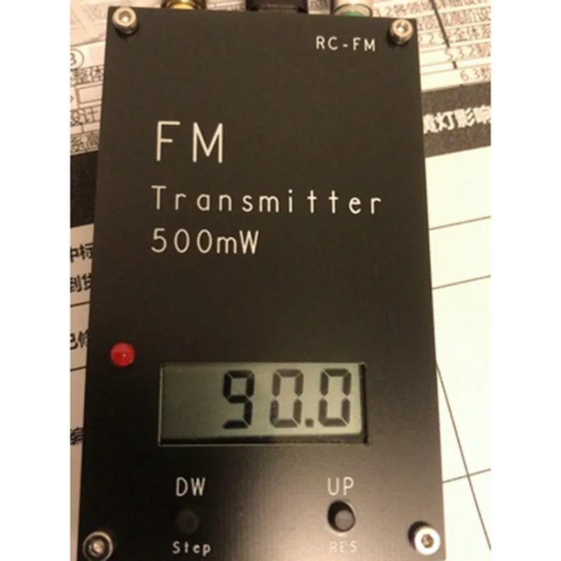 Transmisor Auto FM Pantalla Digital 500MW Transmisor De Radio Estéreo ...