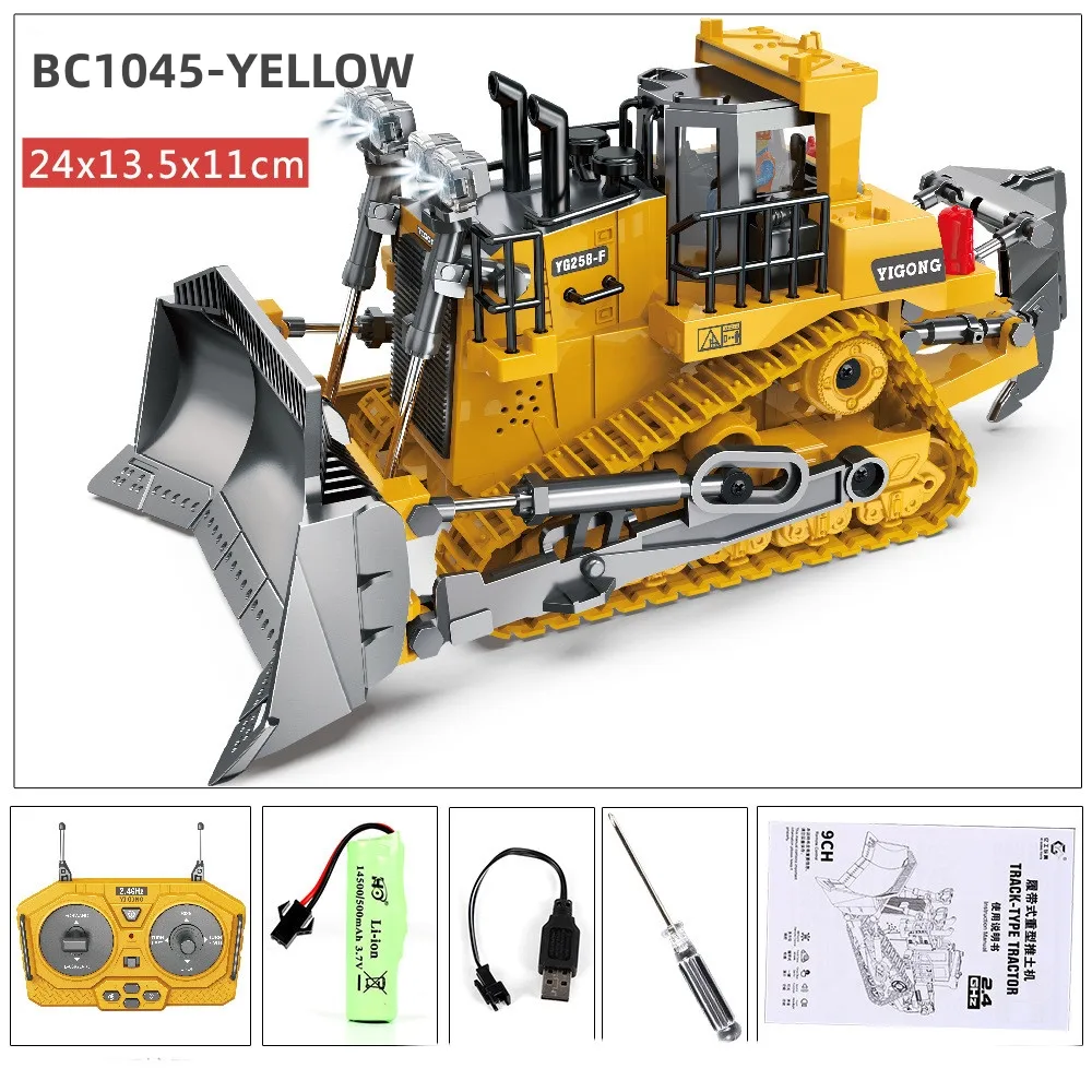 High-Tech RC Construction Vehicle Set: Remote Control Dump Truck ...