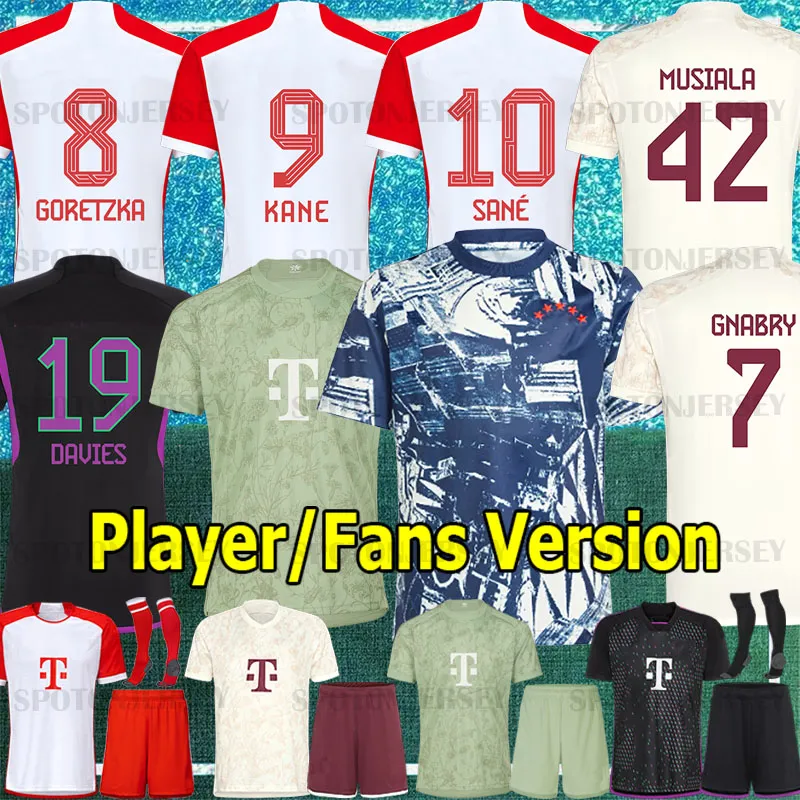 Musiala KANE Mexico Soccer Kit SANE 2023 2024 Football Shirt With ...