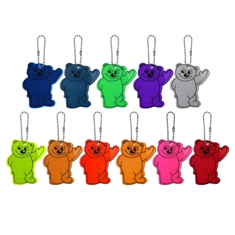 Reflective Safety cute keychains - Stylish Bag Pendants for Kids, Women ...