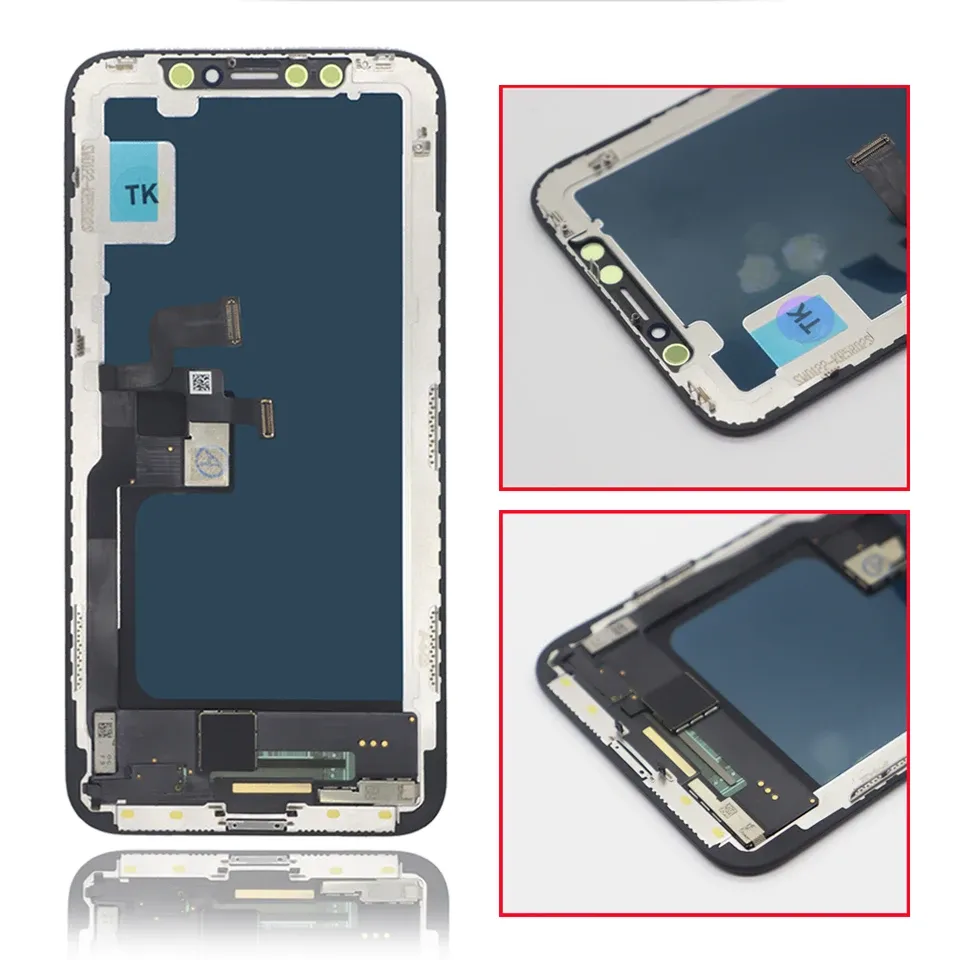 UpgradedHigh-Resolution OLED LCD Screen Replacement for iPhone X/XR/XS ...