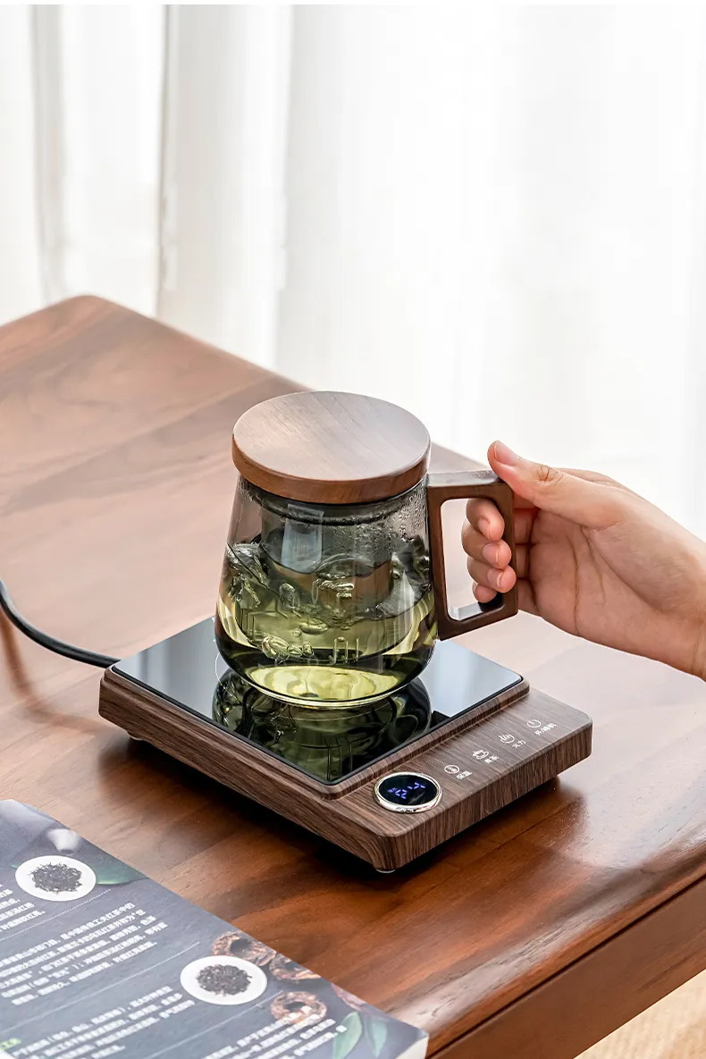 400W Electric Cup Heater 100°F Coffee and Tea Warmer Hot Plate Heating ...