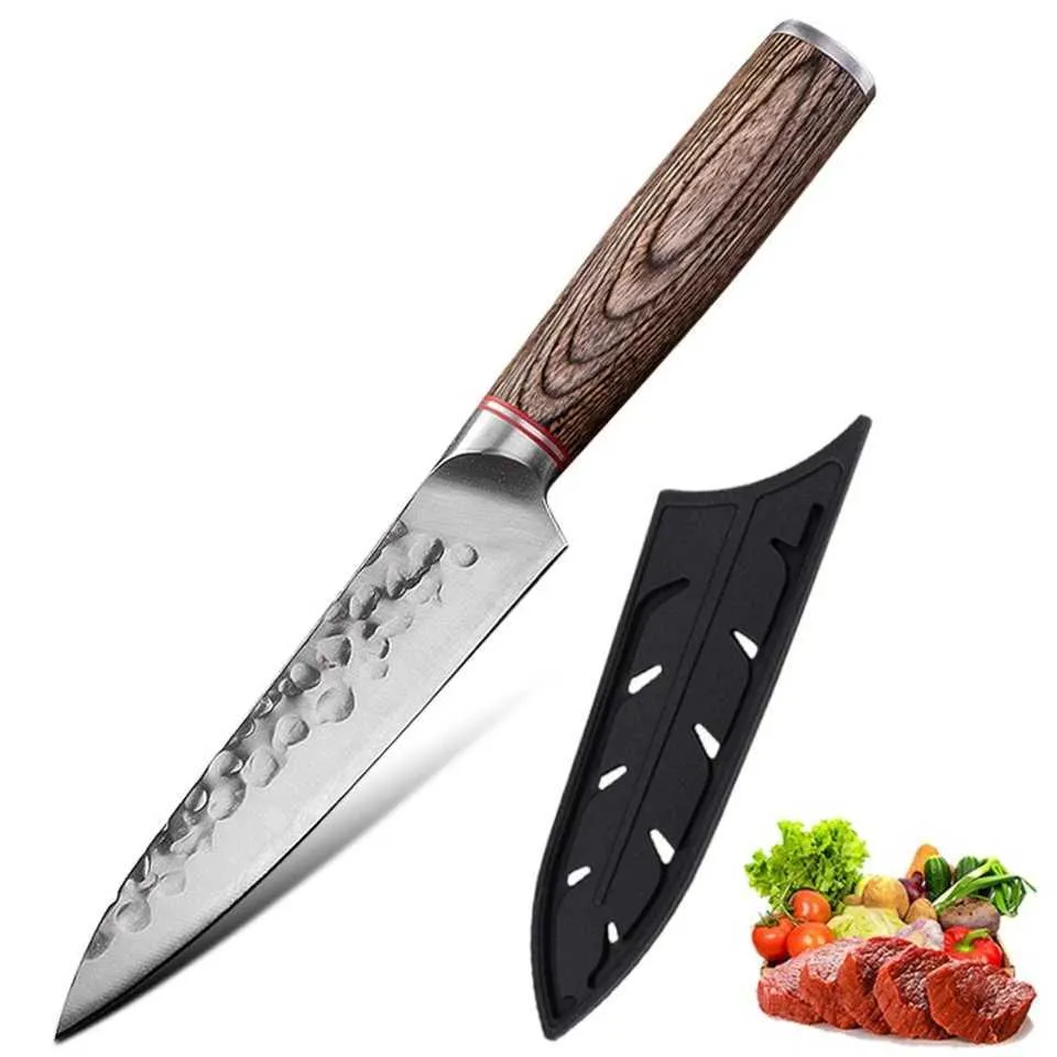 5-Piece Stainless Steel Kitchen Knife Set - Durable Blades for Cooking ...
