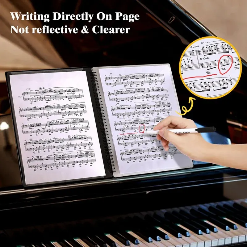 Sheet Music Folder 60 Page Writable Detachable... From Ddmymaster, $38. ...