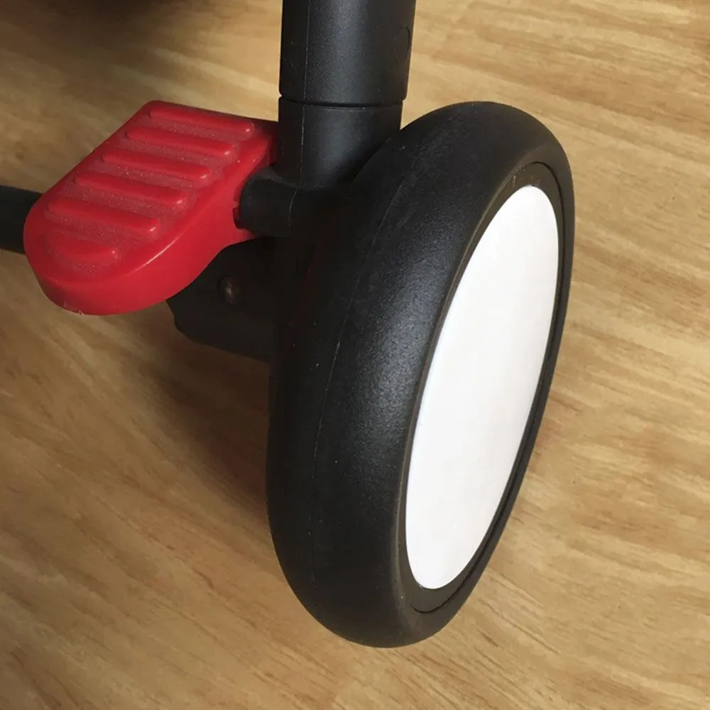 Durable Pushchair Back PU Front Rear Wheels Screw Clip Stroller ...