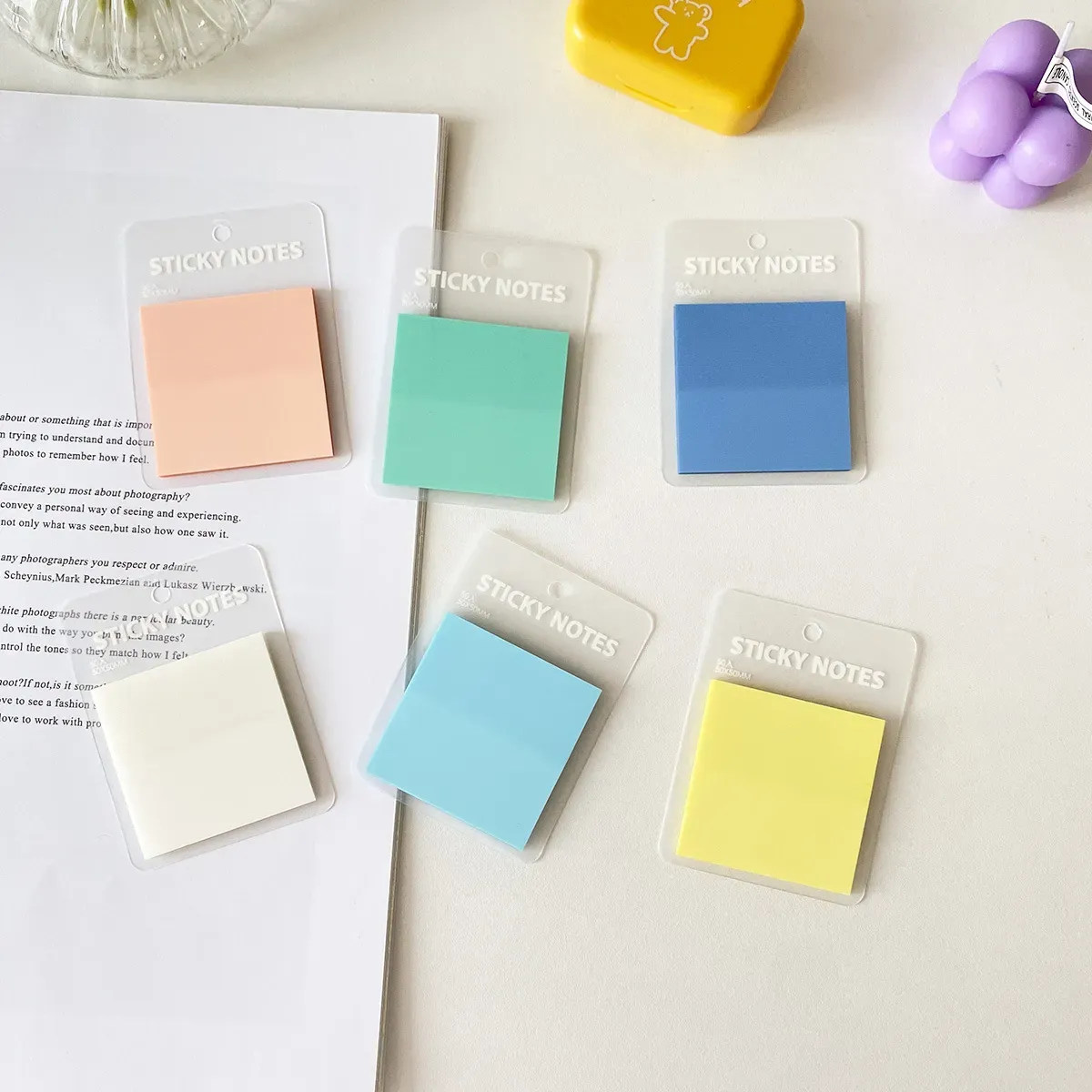 Morandi Solid Color Sticky Notes Set ... From Ddmyhome, $35.19 | DHgate.Com