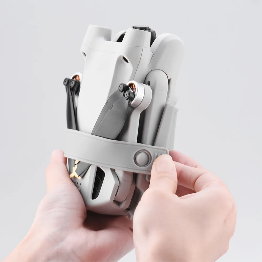 DJI Mini 3 Pro Propeller Guard: TPU Soft Rubber Blade Protector, Grey ...