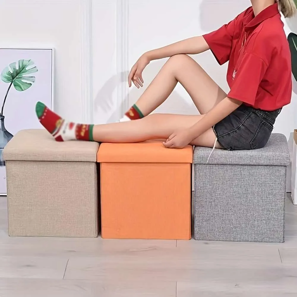 DHgate.com:1pc Large Capacity Multifunctional Storage Stool with Lid ...