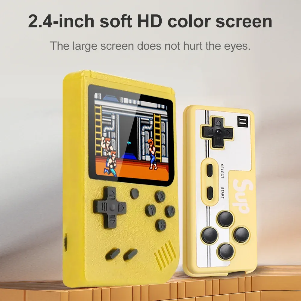 500-in-1 Retro Handheld Game Console - Portable Pocket TV Game Player ...