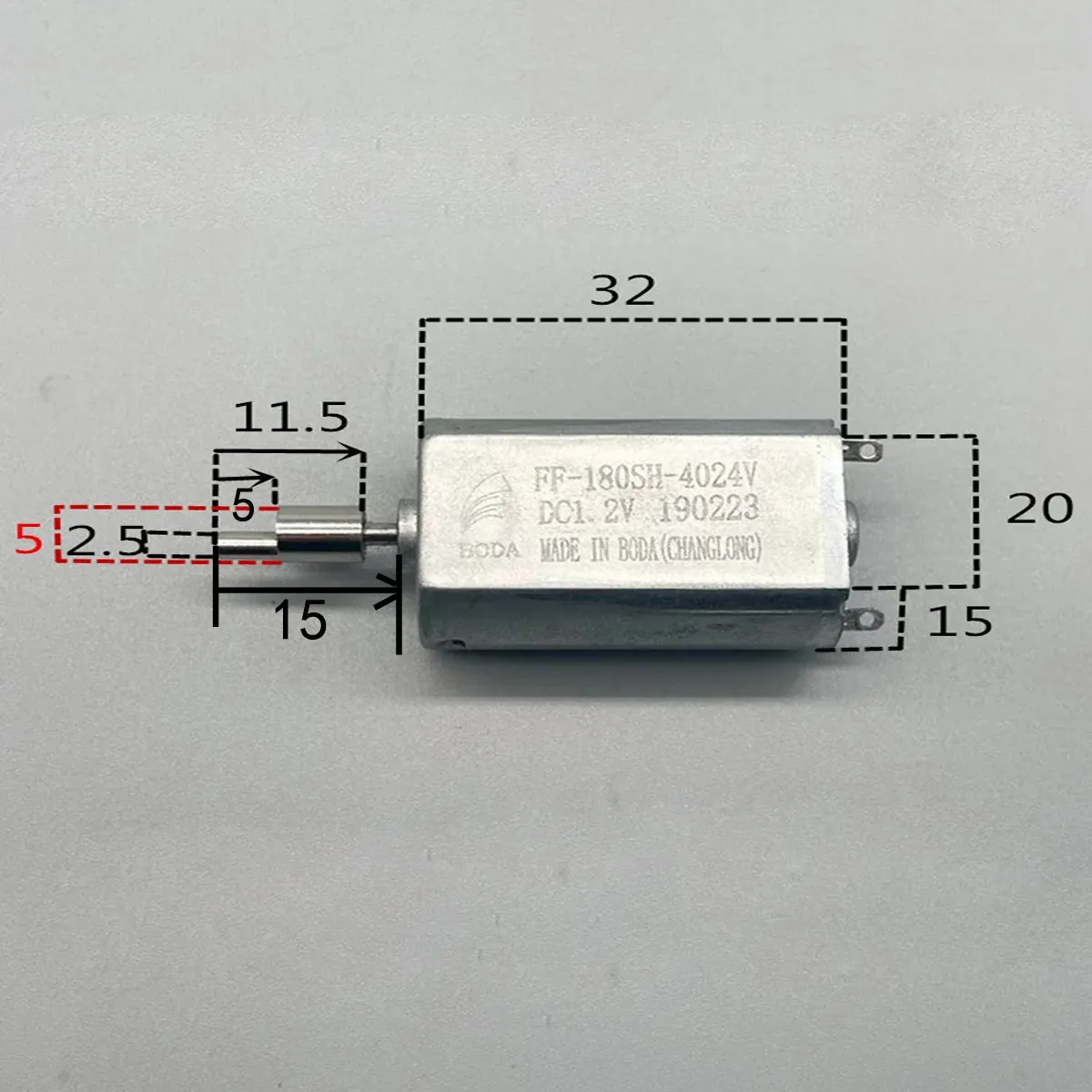 High-Speed Brushed Household foil shaver with Micro DC Motor - 3.6V/7 ...