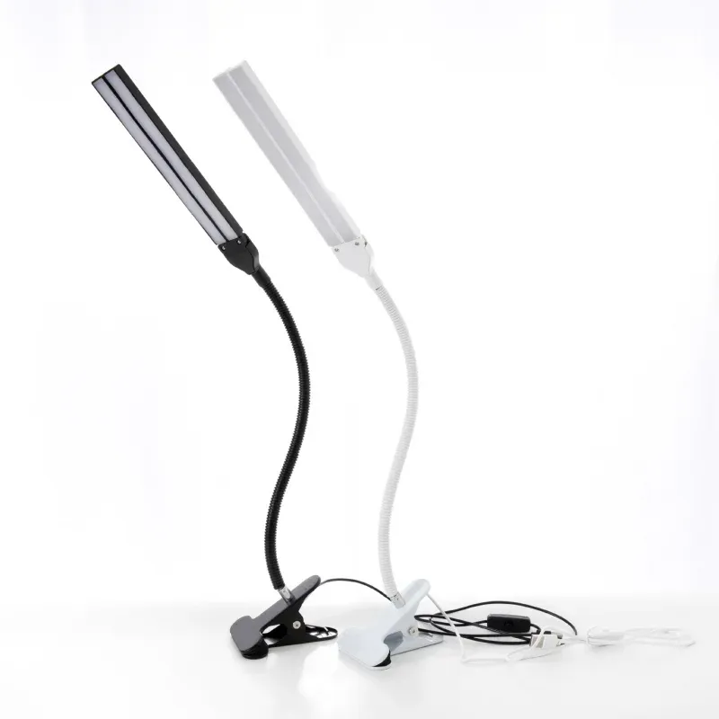 DHgate.com:7W Modern Double Head Clip Desk Lamp with USB Charging for ...
