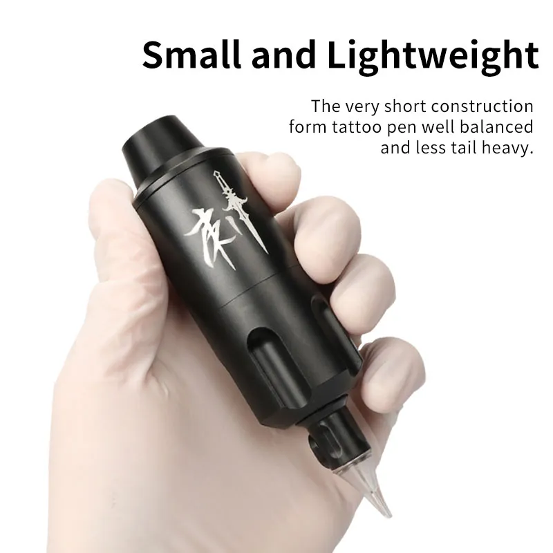 Mini Rotating Tattoo Machine Short Pen Permanent Makeup Machine ...