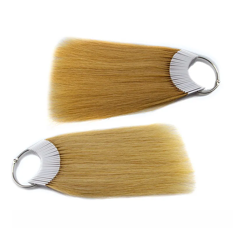 DHgate.com:Human Hair Swatch Hair Rings 30pcs Colored Strands for Hair ...