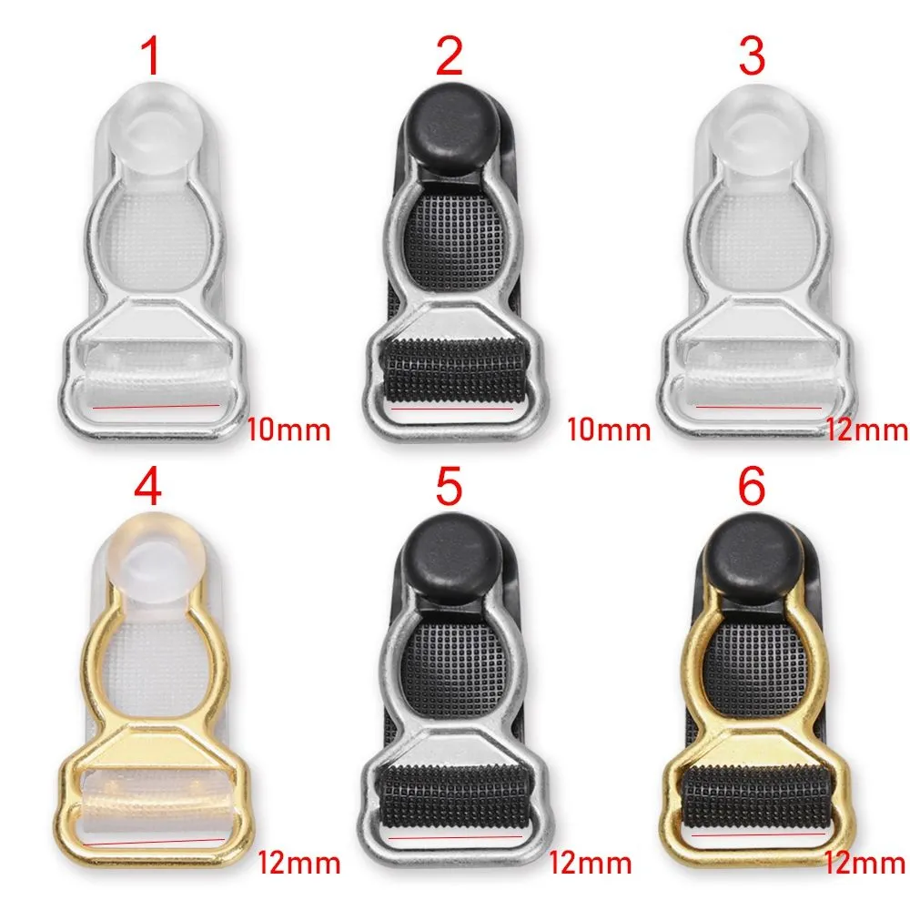 10/12mm Plastic Black Corset Leg Garter Belt Clip Hooks Suspender Ends ...