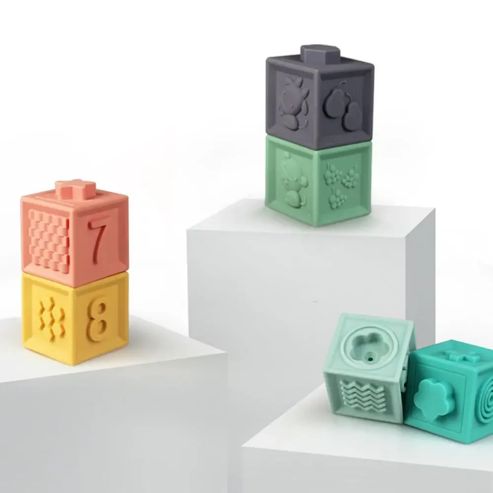 DHgate.com:12-Pack Soft Baby Building Blocks, Sensory Bath Toys ...