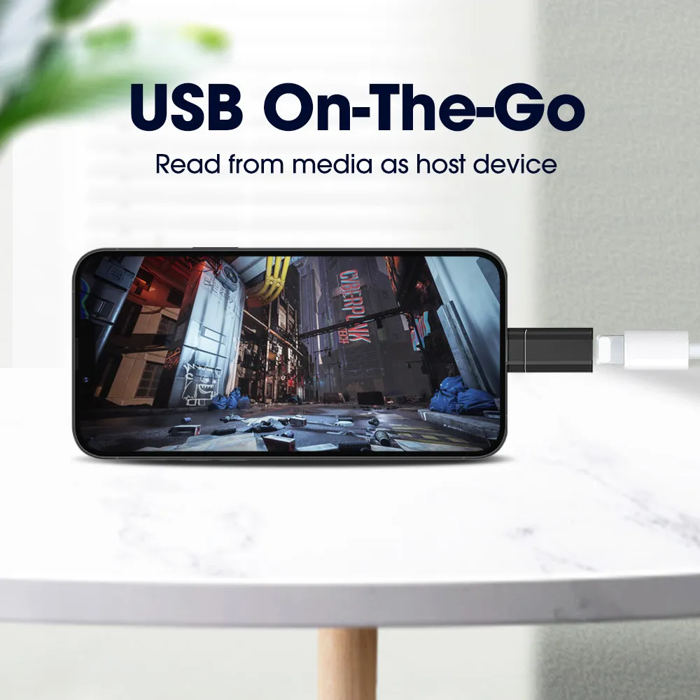 Premium USB C to iPhone Adapter: Fast Charging & OTG Converter - Shop ...