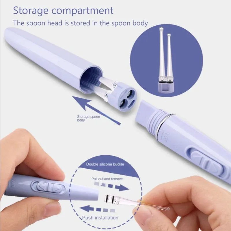 Advanced Ear Wax Removal Kit: Lighted Ear Pick with Magnifying Glass ...
