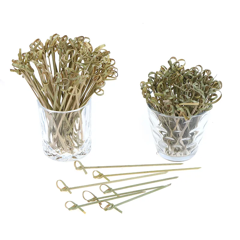 DHgate.com:Eco-Friendly Bamboo Skewers: 100 Pcs Knotted Cocktail Picks ...