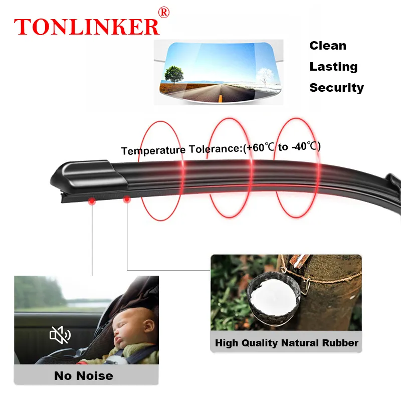 DHgate.com:TONLINKER Windshield Wiper Blades for VW Caravelle T6 Front ...