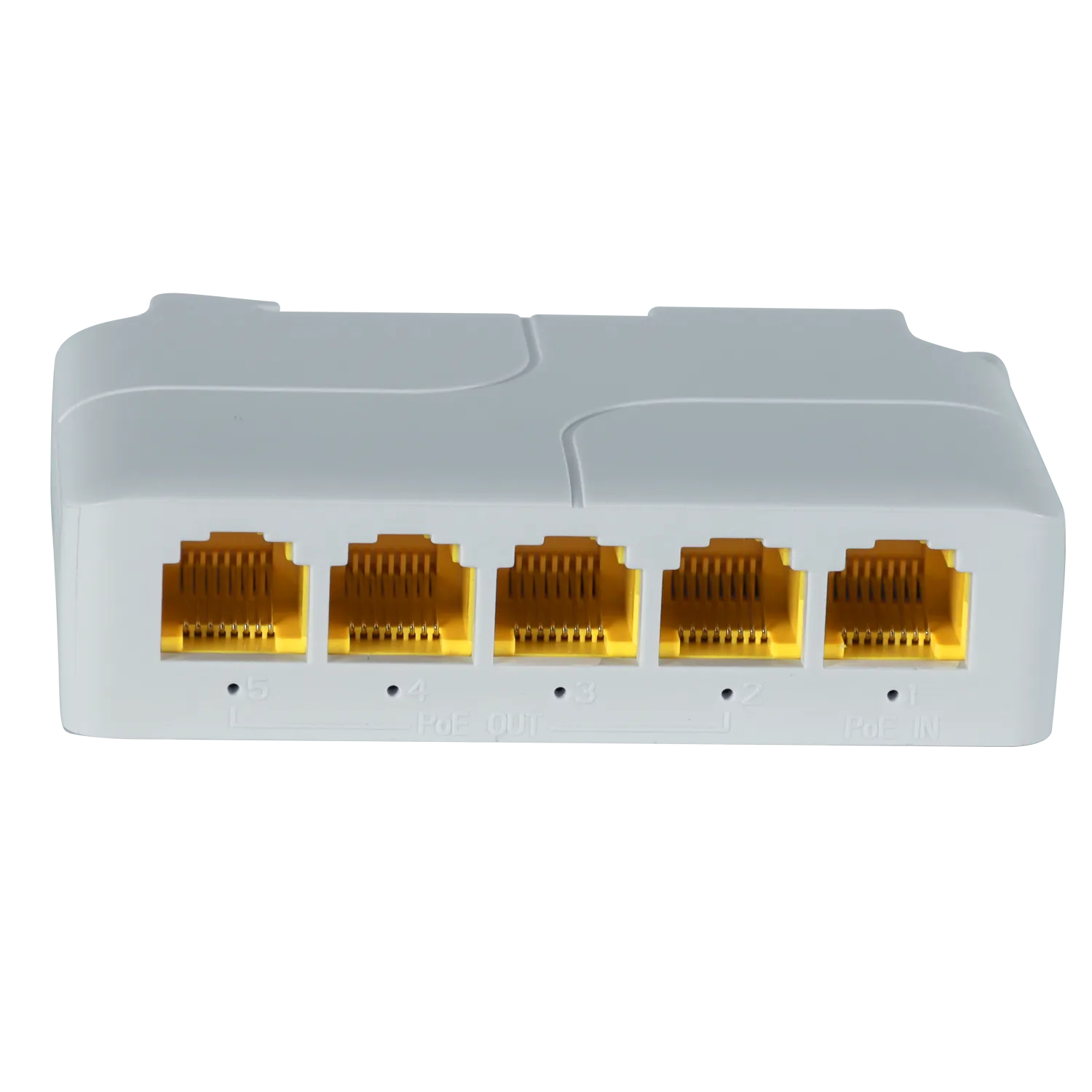 Hisource 5 Port 1000Mbps POE Extender Network Switch Repeater Support ...