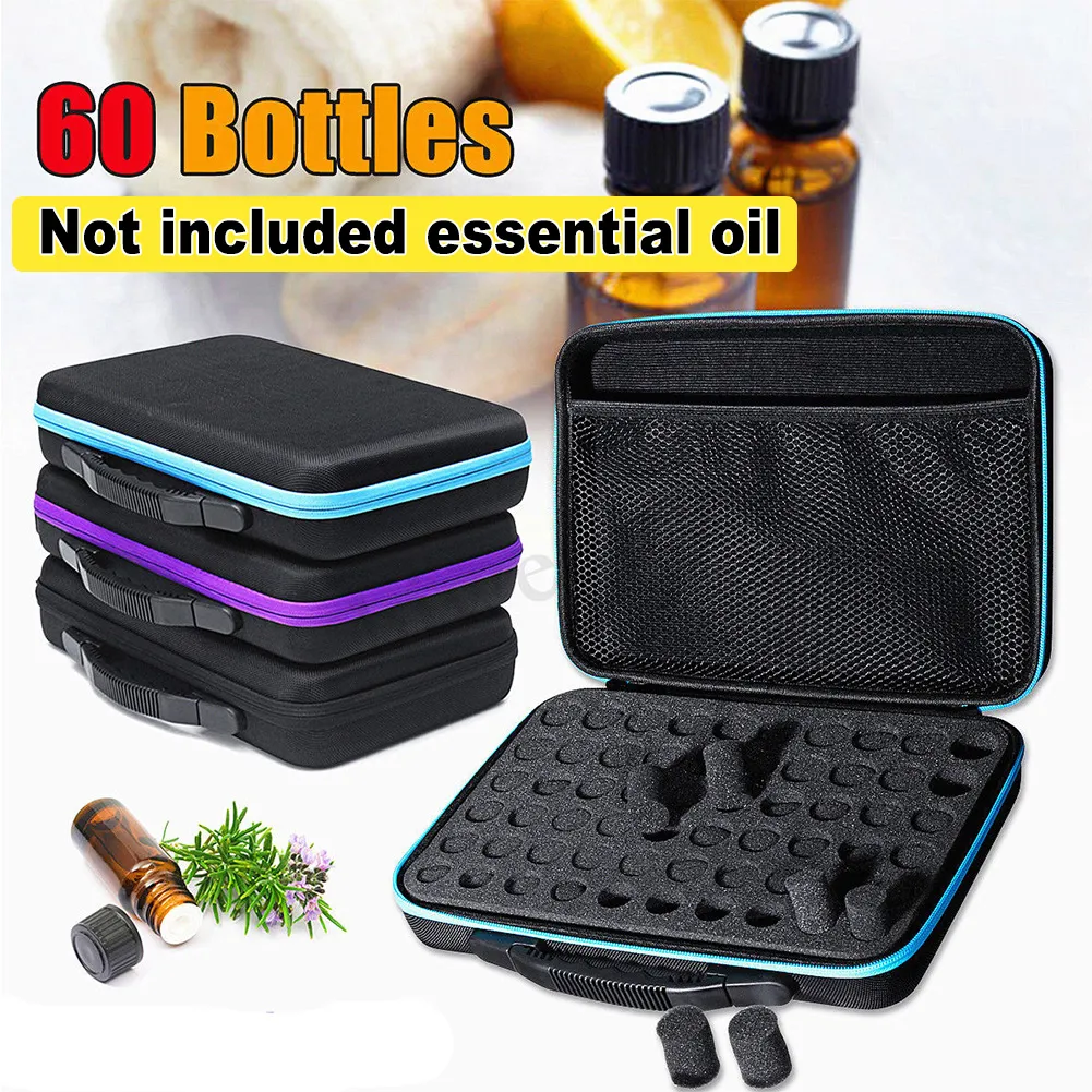 DHgate.com:60 Slots Essential Oil Case for Travel - Portable EVA ...