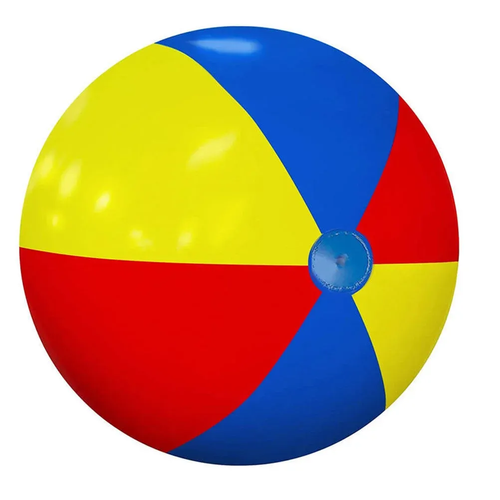 Beach Ball Inflatable Large Bouncy Ball For Kids, Giant PVC Play Ball ...
