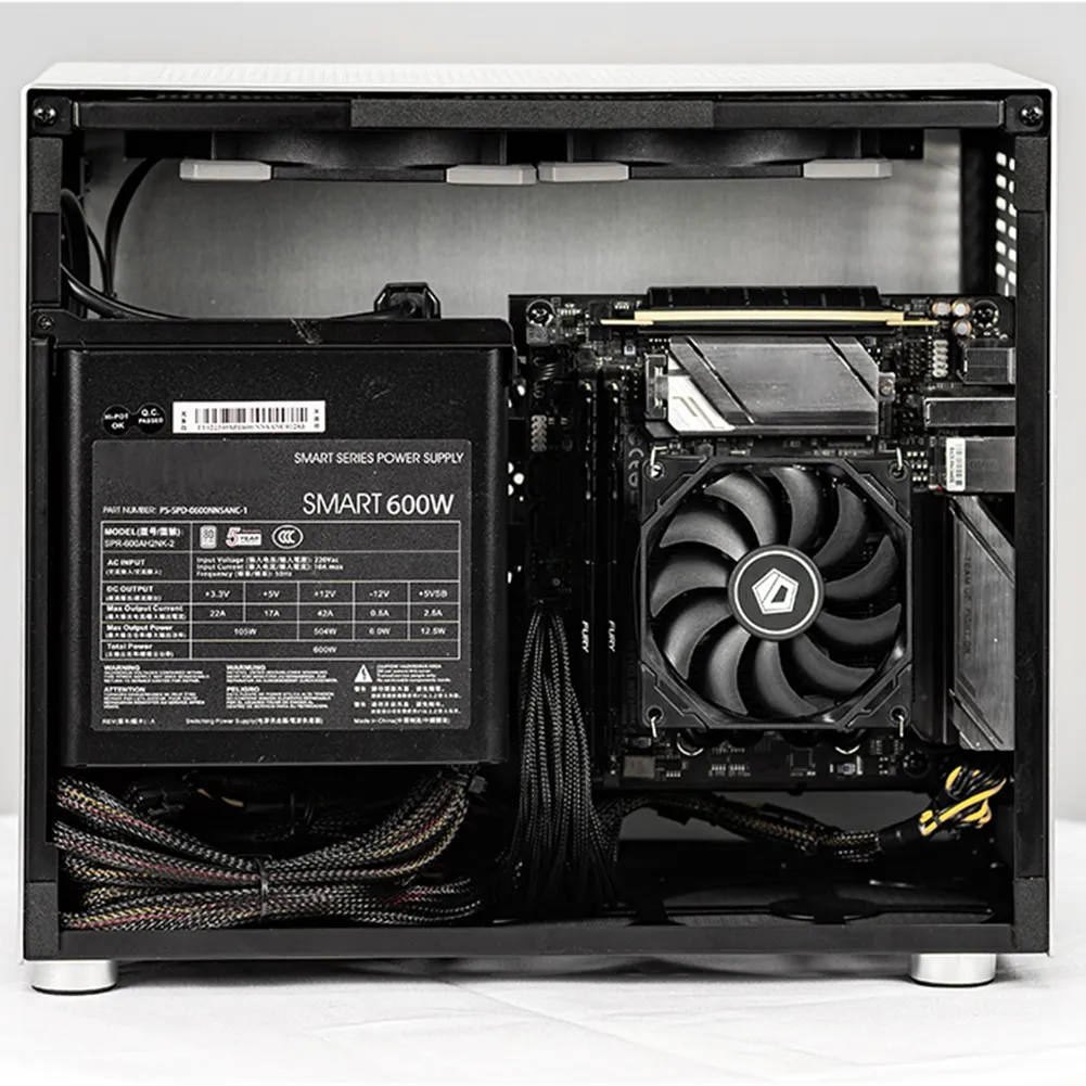 4 Pin PC Fan Low Profile 90mm CPU Cooler With 4 Heatpipes, Super Slim ...