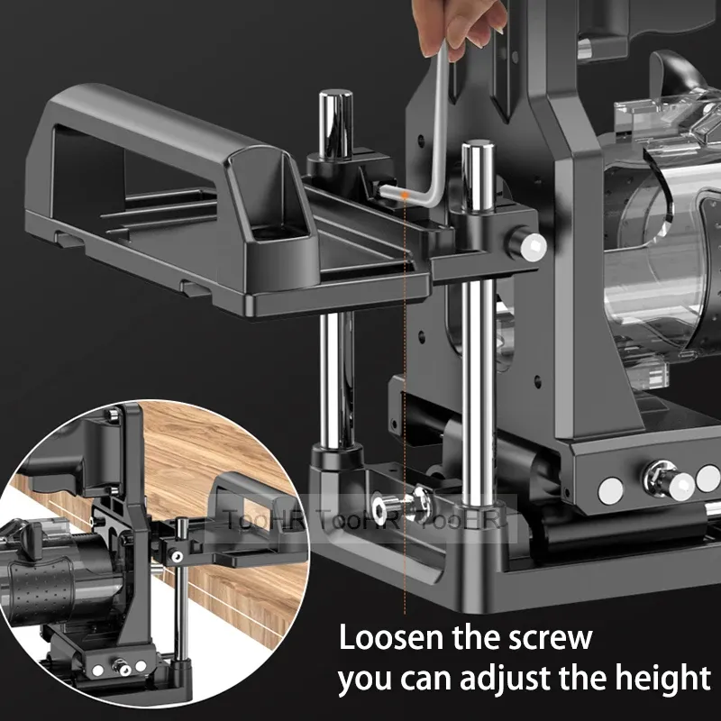 2-in-1 Mortising jig assembly for Trimming Machine with Slotting ...